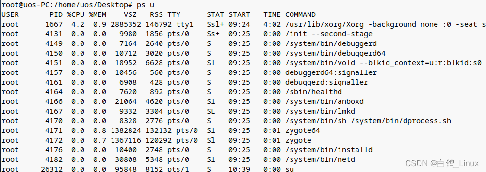 【Linux】ps 命令基本使用方法_psx命令-CSDN博客