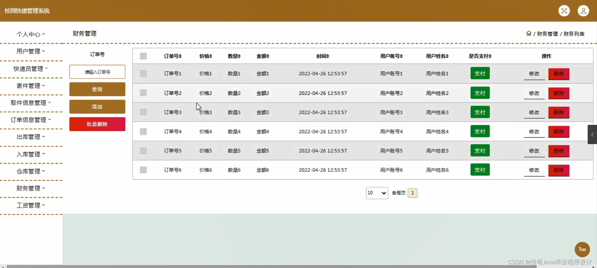 附源码 Jspssm计算机毕业设计校园快递管理系统4c97r【源码、数据库、lw、部署】 Csdn博客 1081