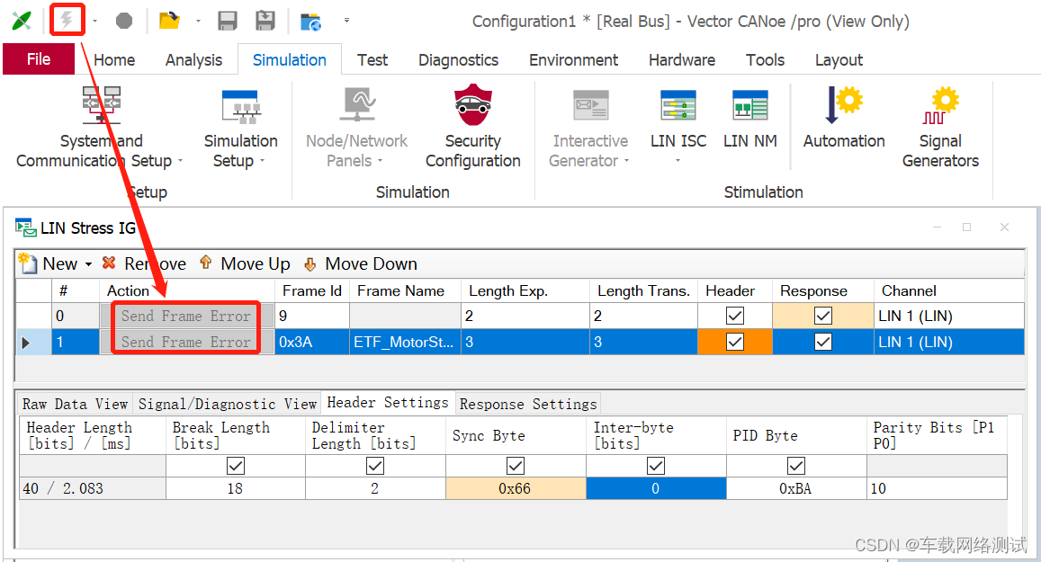 Vector - CANoe - LIN错误报文发送_canoe测试上电有没有错误报文-CSDN博客