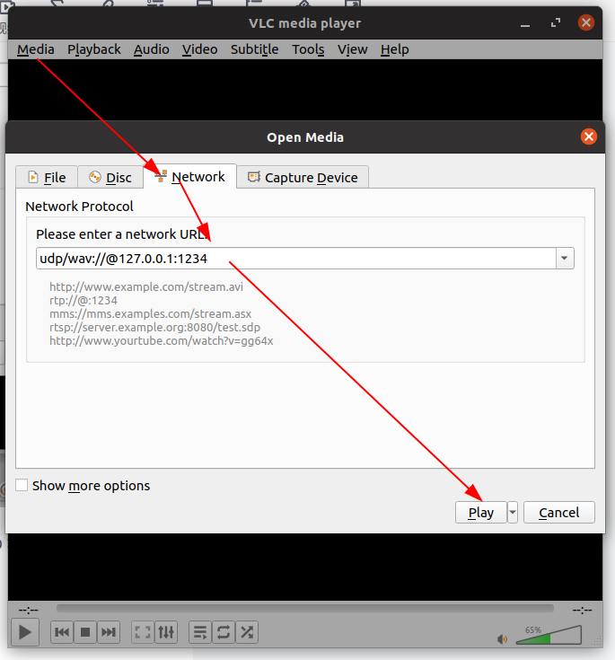 GNURadio 传输视频并使用 VLC 实时显示_视频传输是基于usrp 外设和linux 操作系统下的gnu radio 平台-CSDN博客