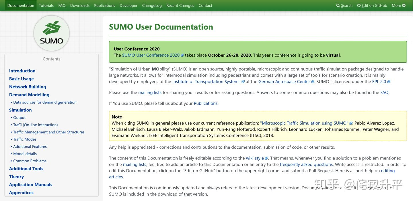 SUMO学习入门（一）SUMO介绍-CSDN博客