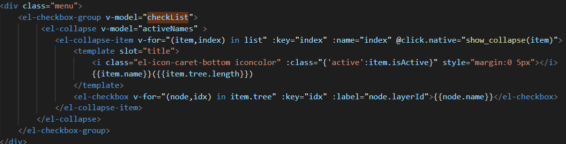 折叠面板（el-collapse）嵌套复选框（el-checkbox）遇到的问题_el-collapse配合el-checkbox-CSDN博客