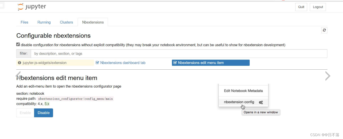 jupyter Notebook插件安装问题_jupyter contrib nbextension install --user --skip--CSDN博客