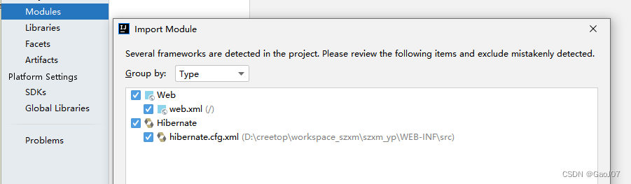 idea运行非maven，无框架的Java web项目_非maven项目import modules怎么选-CSDN博客