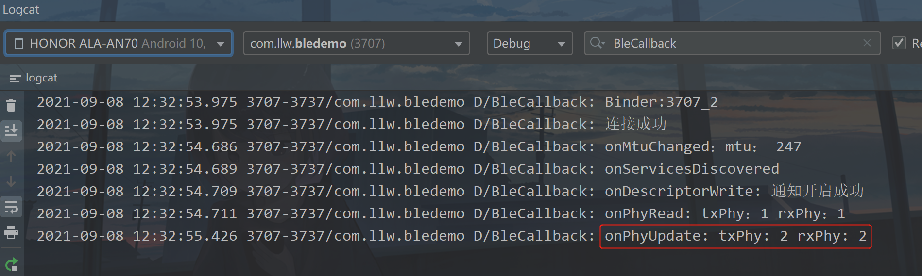 Android 低功耗蓝牙开发（数据交互）_蓝牙中的onphyupdate和onphyread-CSDN博客