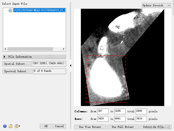 用envi对遥感影像进行规则裁剪_envi裁剪tiff影像-CSDN博客