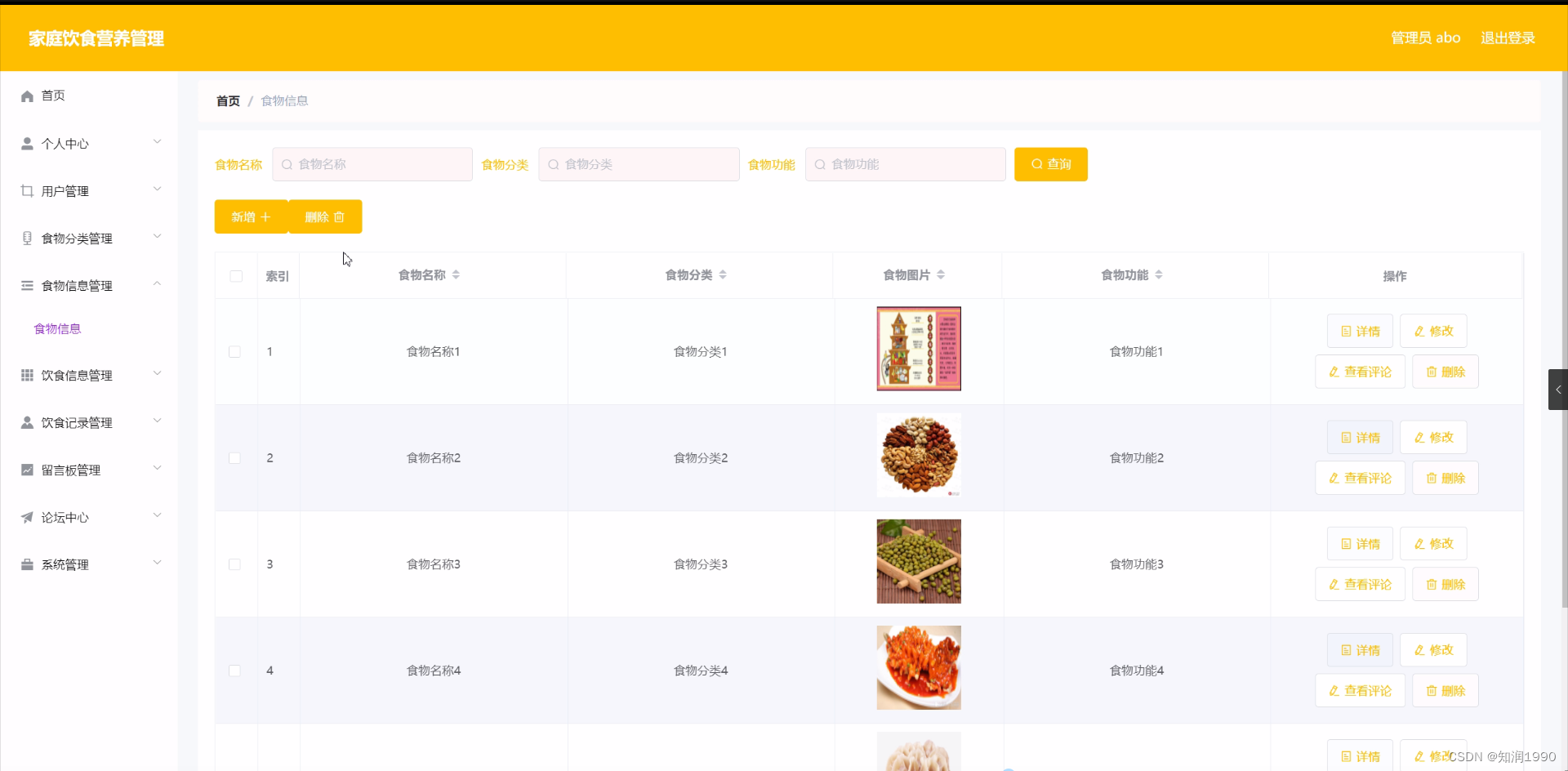 JAVA毕设项目家庭饮食营养管理（Vue+Mybatis+Maven+Mysql+sprnig+SpringMVC）_饮食项目java计划建立方案怎么写-CSDN博客