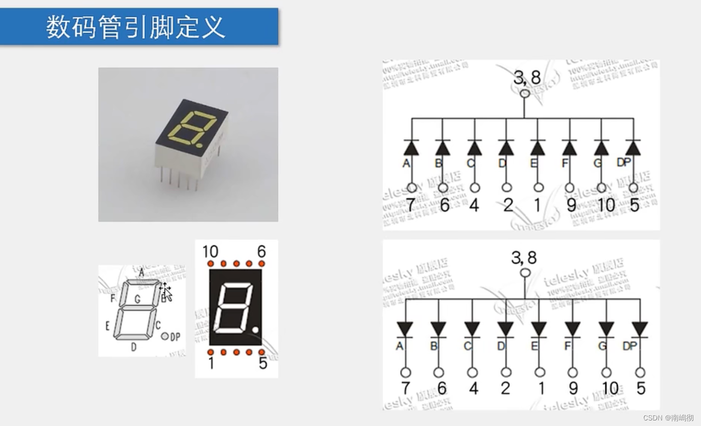 静态数码管显示数码管显示csdn Csdn博客 