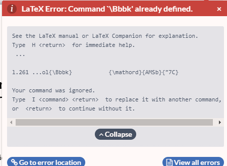 LaTeX报错：Command `\Bbbk‘ already defined.-CSDN博客