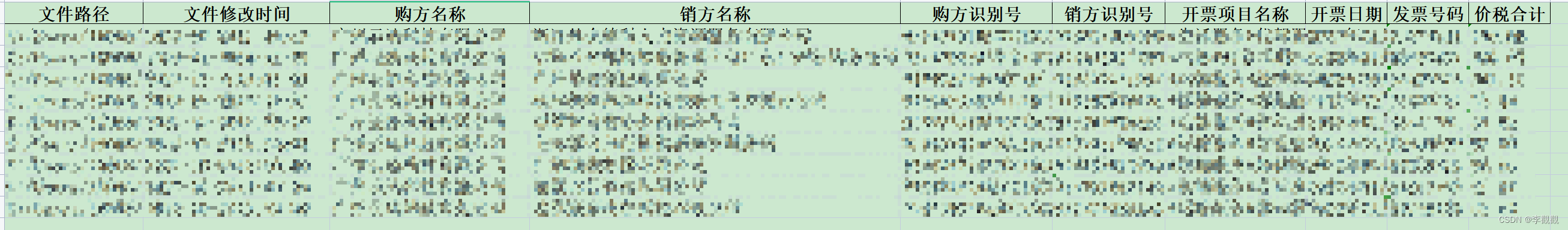Python 提取增值税电子发票信息python发票信息提取 Csdn博客