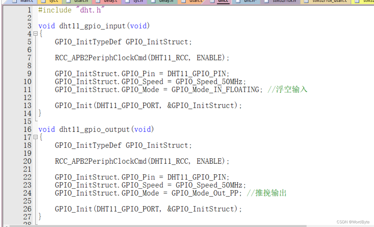 Stm32f103vet6搭配数字温湿度传感器 Dht11 模块qt显示温度 Stm32f103vet6粉尘 Csdn博客