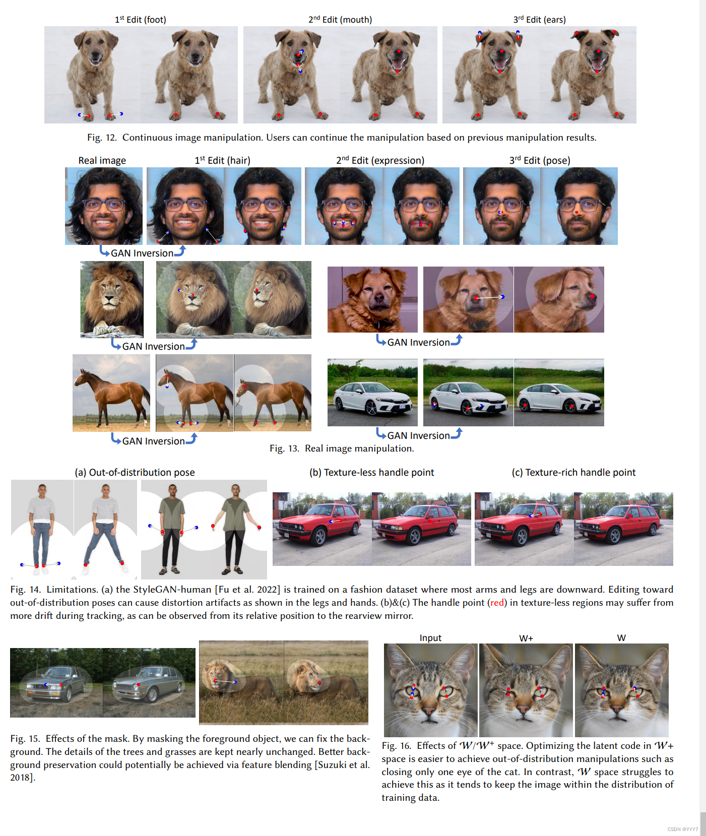 Drag Your GAN: Interactive Point-based Manipulation on the Generative Image Manifold 笔记-CSDN博客
