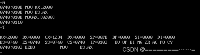 实验一、实验环境DOSBOX安装DEBUG调试程序功能_debug怎么安装-CSDN博客