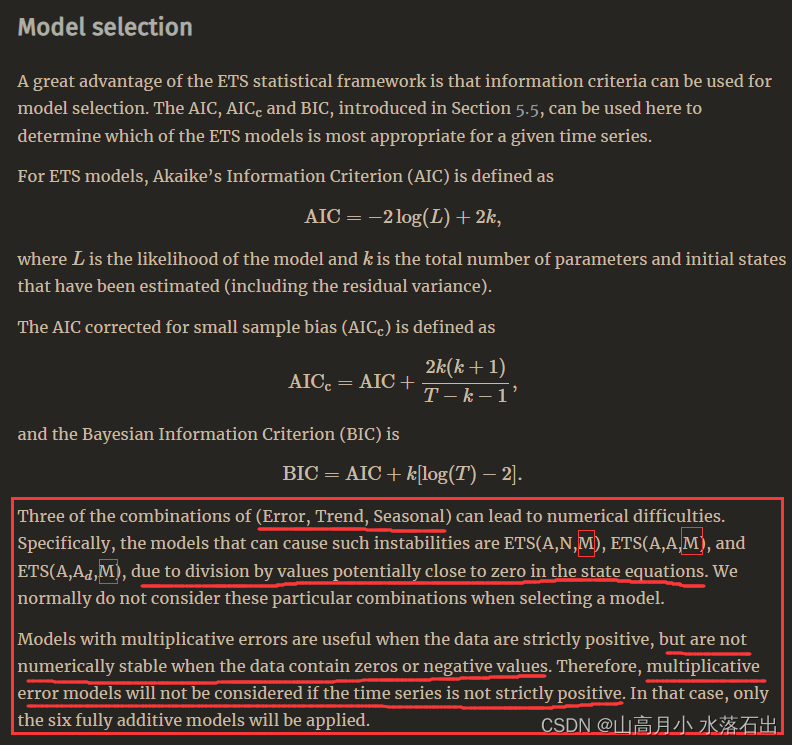 Model selection, 模型评价之AIC, AIC(c), BIC_aic和aicc-CSDN博客