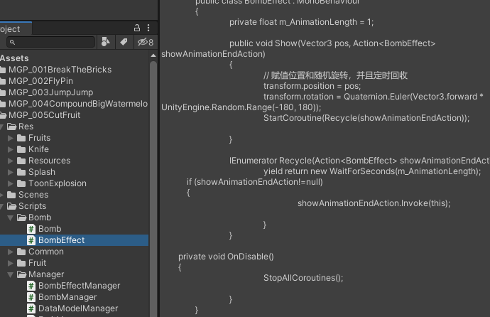 Unity 游戏实例开发集合 之 CutFruit (切水果(水果忍者)) 休闲小游戏快速实现_unity3d切水果-CSDN博客