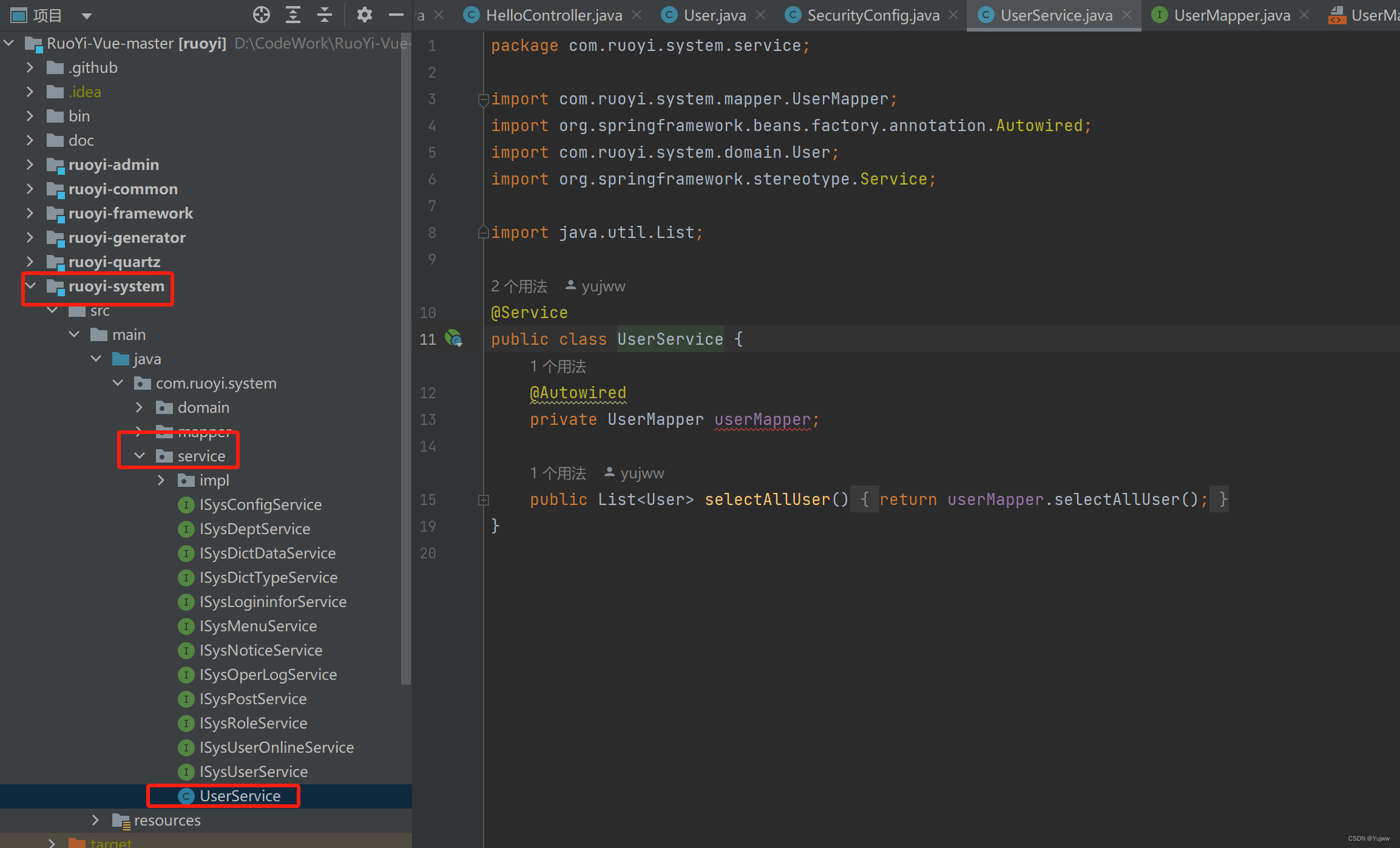 后端单表user 的CURD 功能代码和测试-CSDN博客