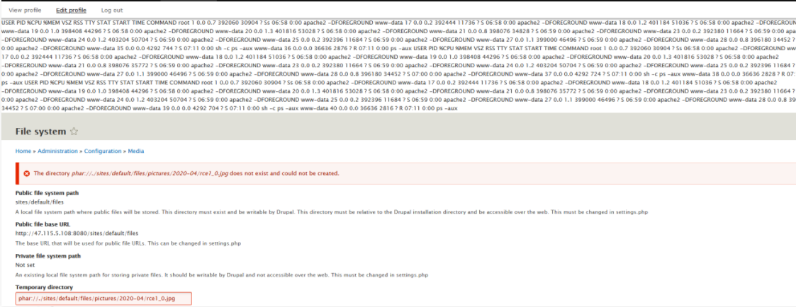 Drupal 远程代码执行漏洞（CVE-2019-6339）简单复现_drupal cve复现-CSDN博客