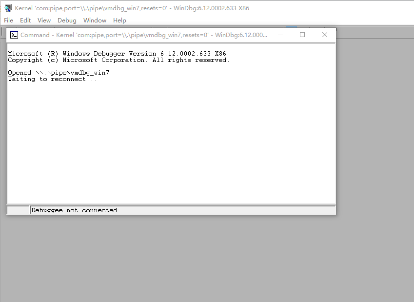 win10使用winDbg与VMware中的win7进行双机调试_win10 打开 windbg-CSDN博客
