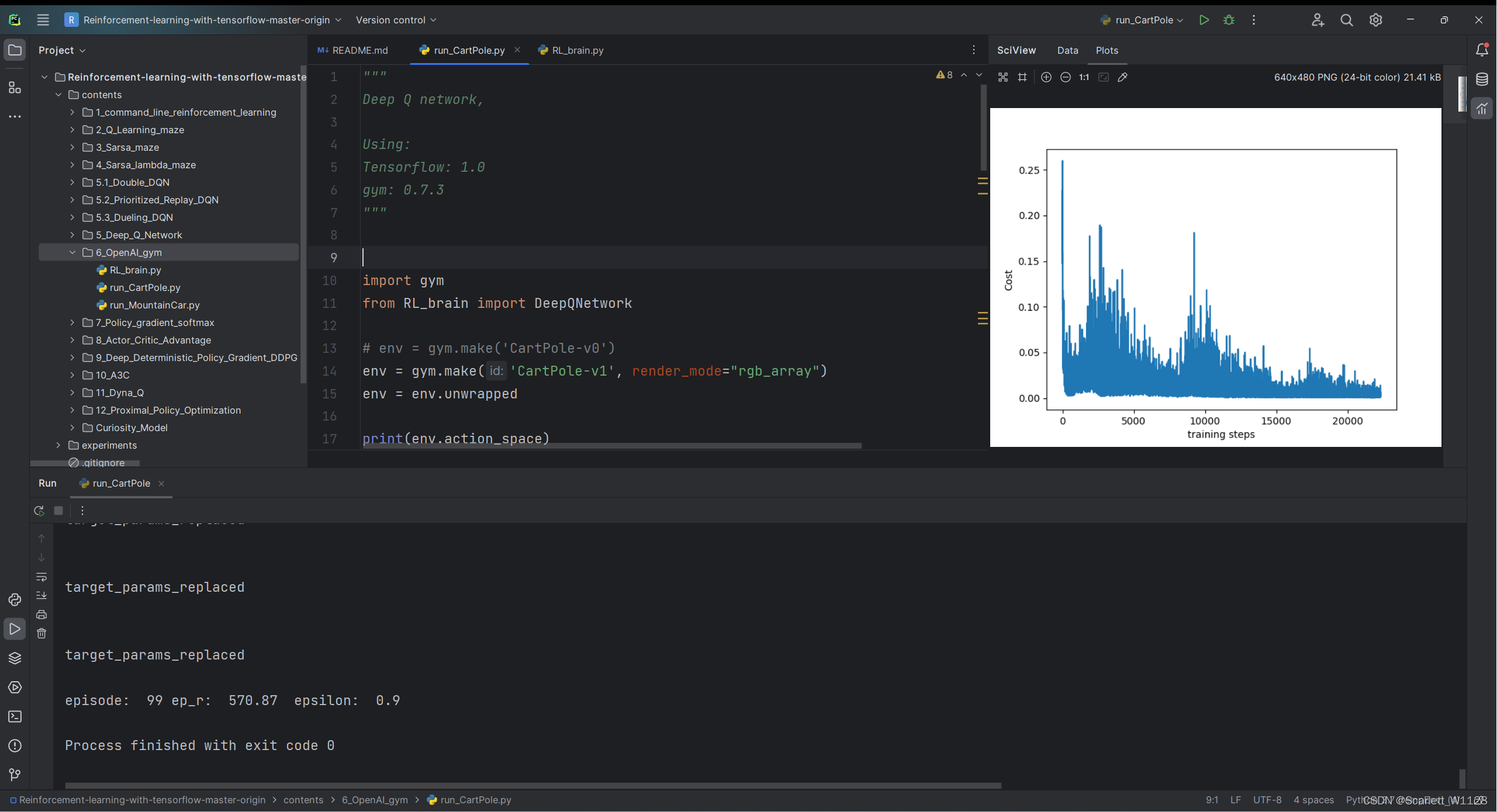 解决关于《【莫烦python】强化学习 Reinforcement Learning 5policy Gradients》因为版本产生的bug莫凡强化学习 的python版本是什么 Csdn博客