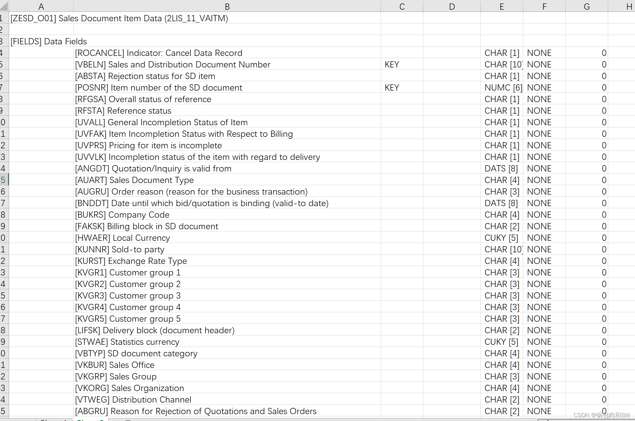 BW/4小技巧：导出ADSO字段结构_bw4 adso如何导出数据到excel-CSDN博客