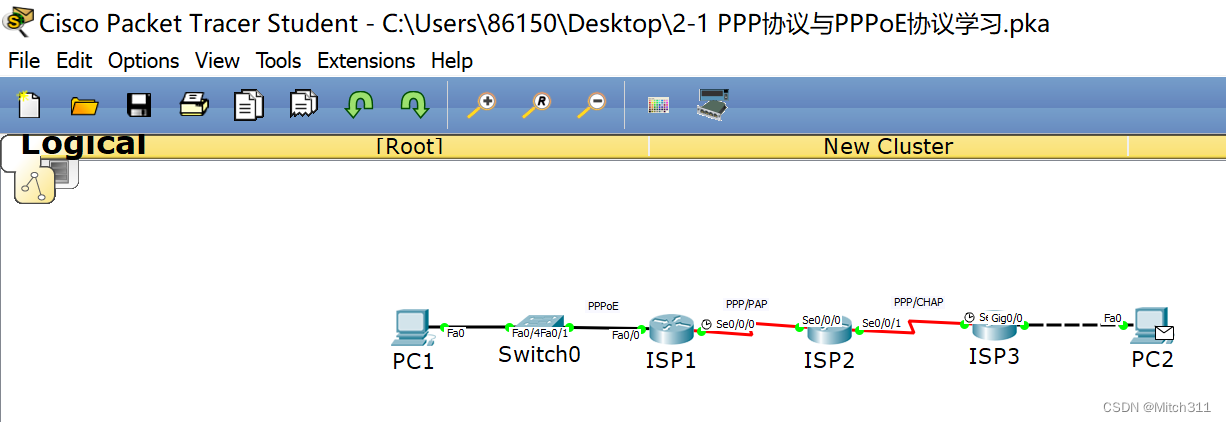 【计算机网络】PPP和PPPoE协议_ppp与pppoe实验-CSDN博客
