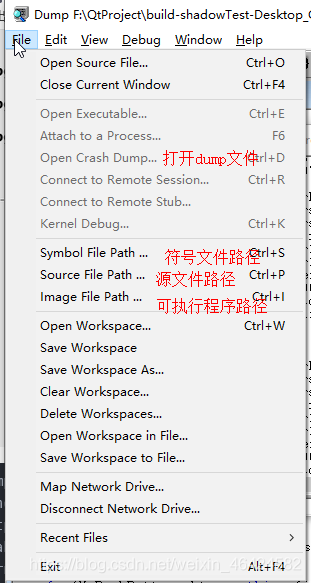 Qt+WinDbg分析程序崩溃原因_applicationcrashhandler-CSDN博客