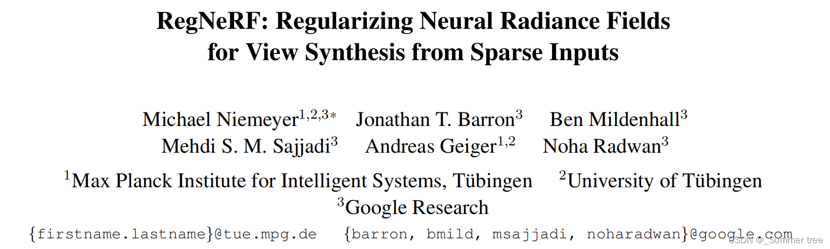 【论文解析】regnerf Regularizing Neural Radiance Fields For View Synthesis From Sparse Inputs Csdn博客 2154