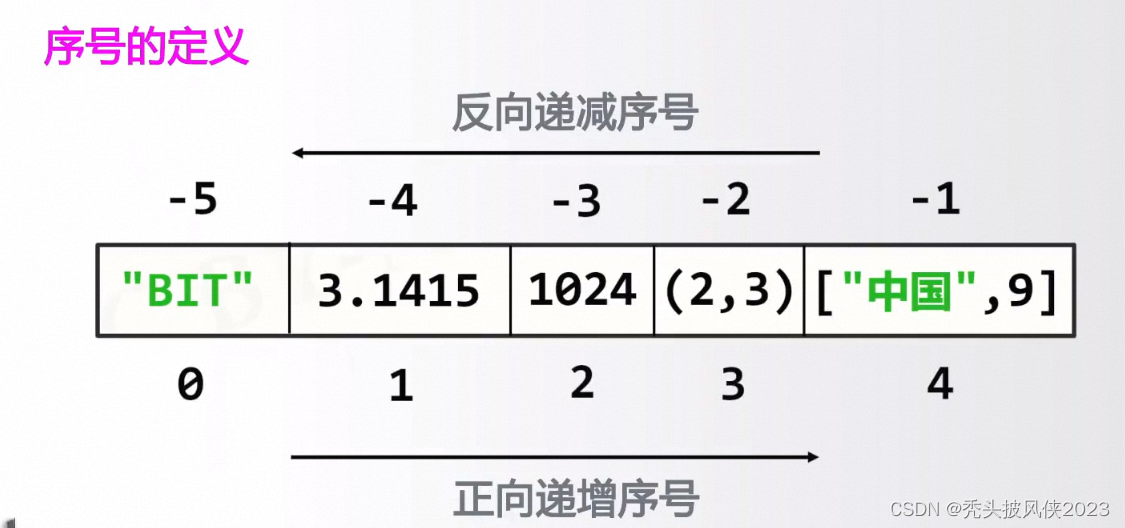 序列类型的定义 Csdn博客