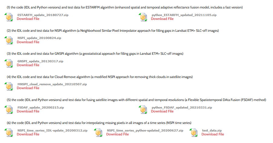 遥感 如何获取时空融合-starfm\estarfm\fsdaf 算法的python代码(自带测试数据)-CSDN博客