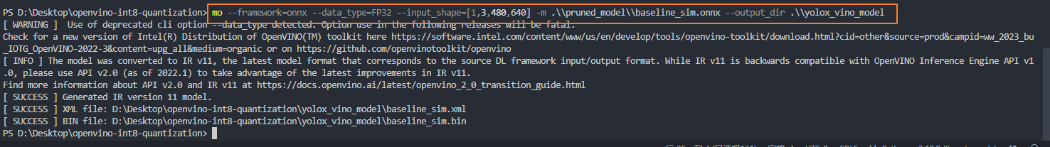 Openvino部署YoloX：模型转换和int8量化_yolox float32模型量化转为int8-CSDN博客