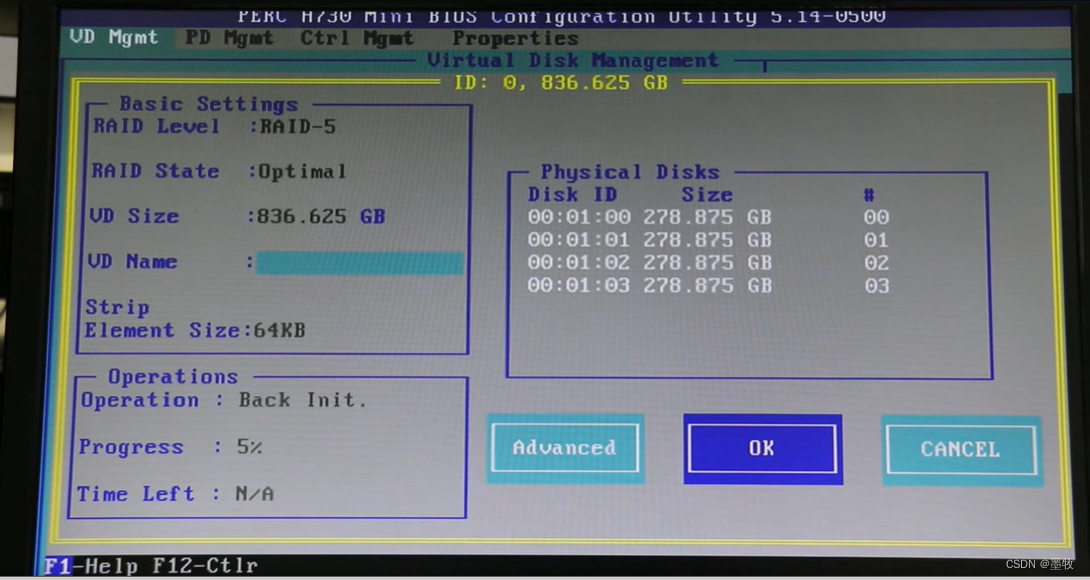 关于戴尔H730服务器的认识及Raid-5配置-CSDN博客