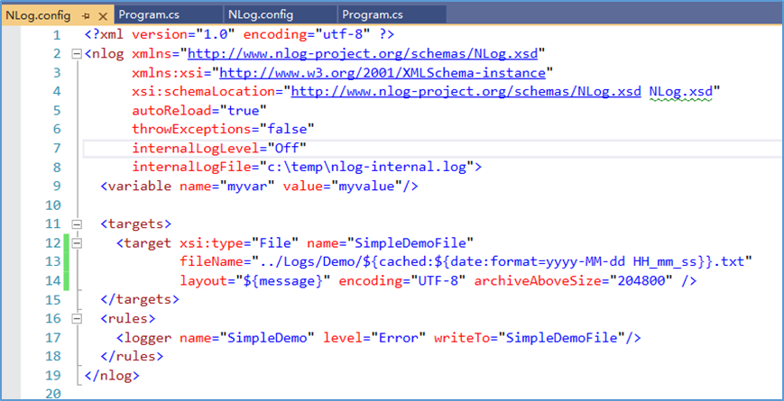 NLog日志框架-输出文件数量与大小控制_nlog archiveabovesize-CSDN博客