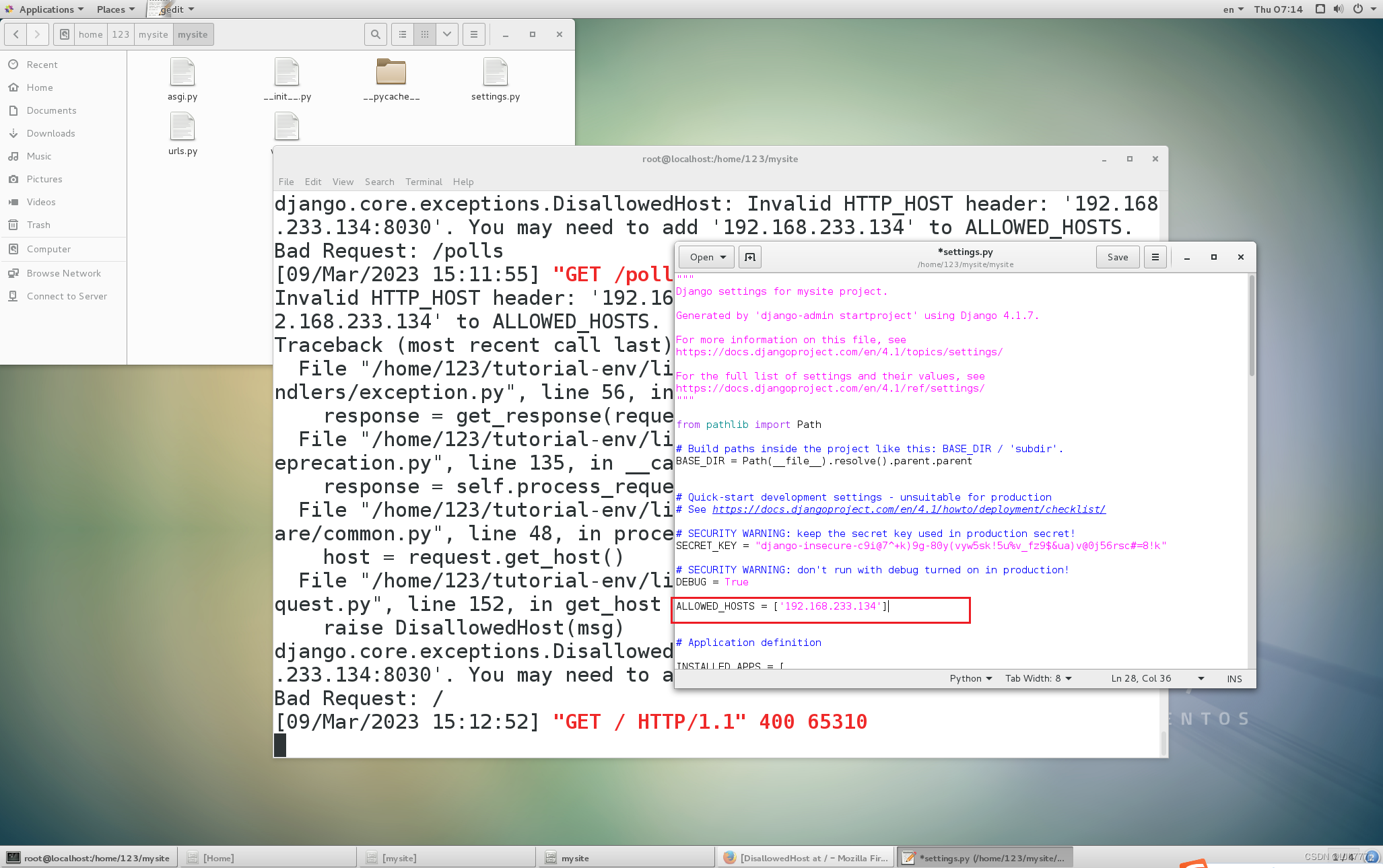 手把手保姆教学,linux系统python环境django服务器搭建第一个页面如何在linux上用python建立一个网站 Csdn博客