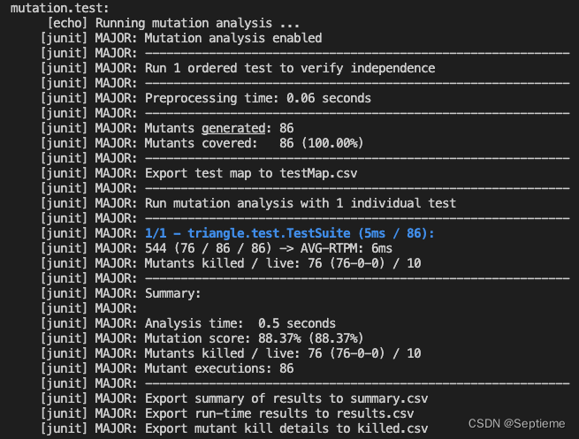 [变异测试] Major使用教程_major csdn-CSDN博客