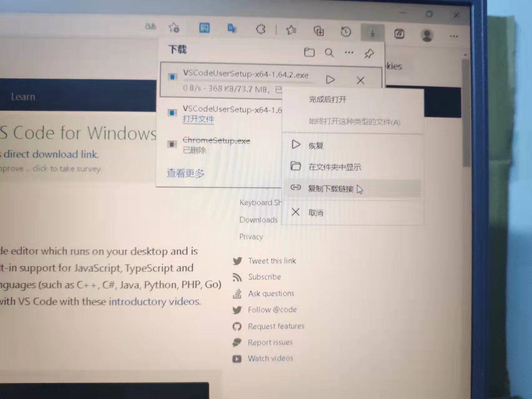 关于国内下载vscode速度过慢的问题如何解决为什么vscode搜索好慢 Csdn博客 