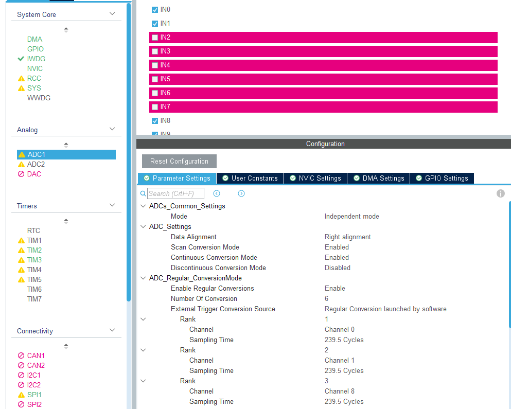 HAL ADC DMA转换数据异常_hal adcex calibration start-CSDN博客