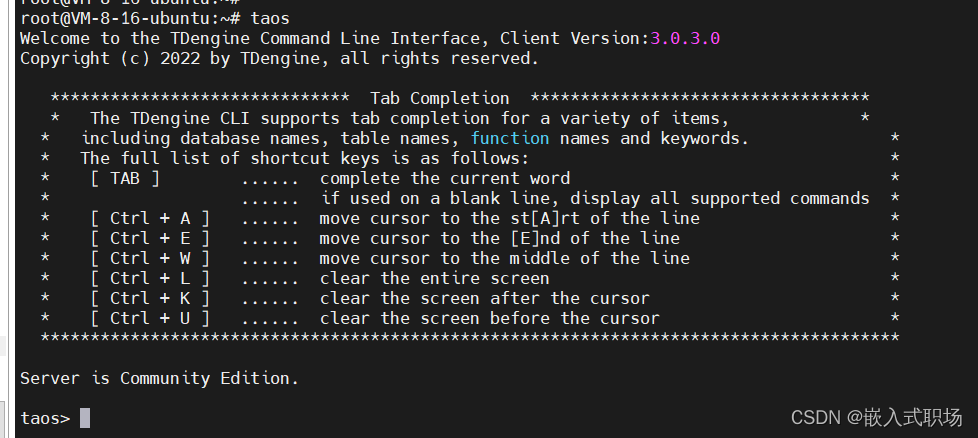 【tdengine】详解tdengine 命令行 Cli操作tdengine数据库的linux命令 Csdn博客 