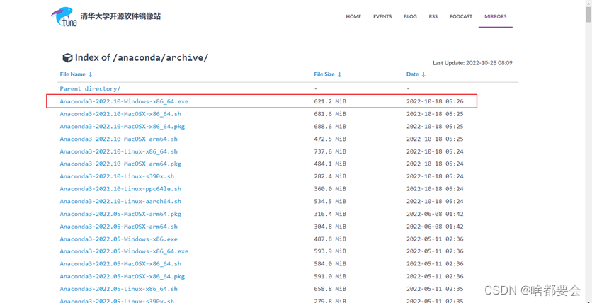 下载安装Anaconda、openCV、pytorch、pycharm过程_清华开源镜像站下载opencv-CSDN博客