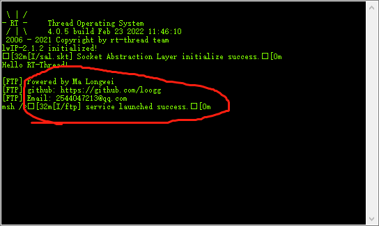 RT-Thread--Lwip之FTP_rtthread ftp-CSDN博客