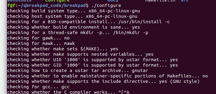 Qt Linux系统使用QBreakpad实战_qbreakpad linux编译-CSDN博客