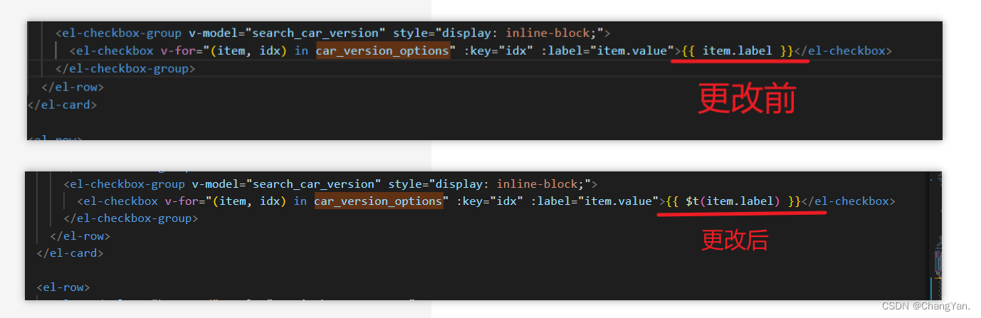 vue 国际化引入vue-i18n后，html正常，但是v-for里的data切换语言不起作用，只展示英文_vue 的data中怎么使用i18n 一直显示英文-CSDN博客