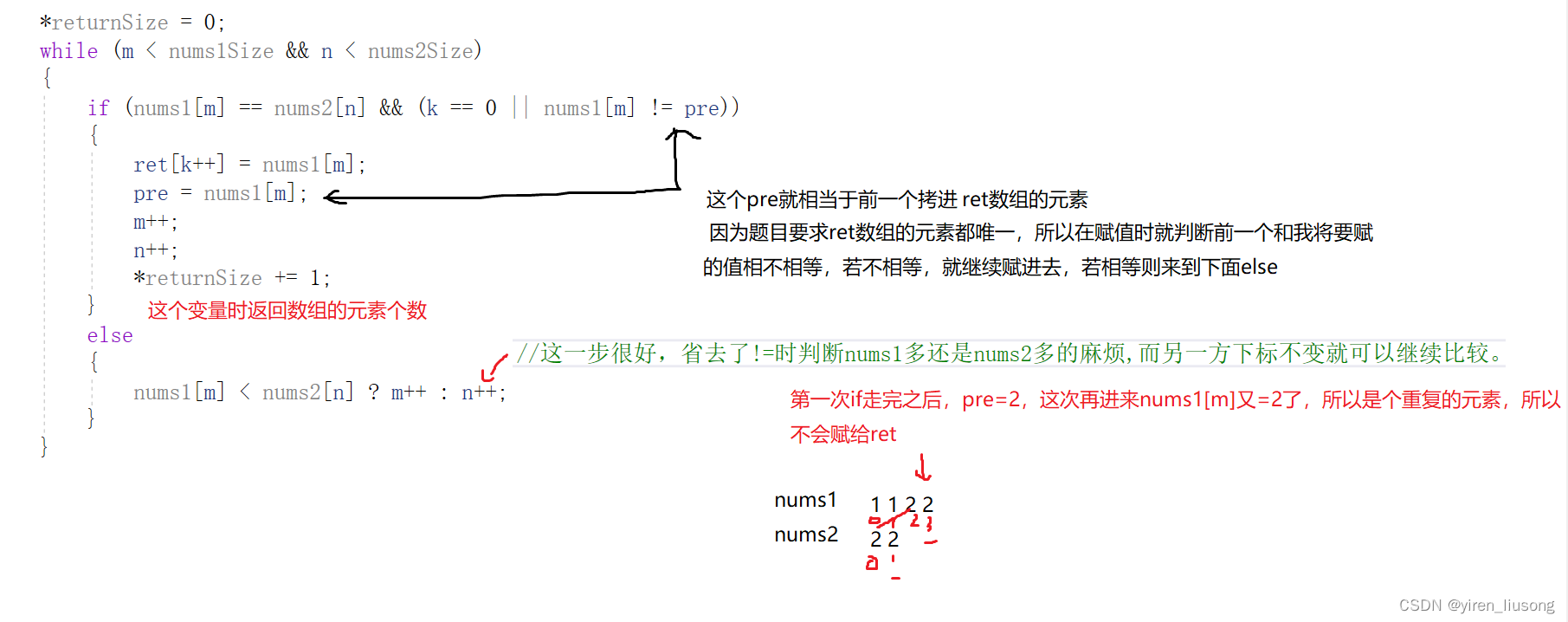 在做题中学习（28）：两个数组的交集 Csdn博客