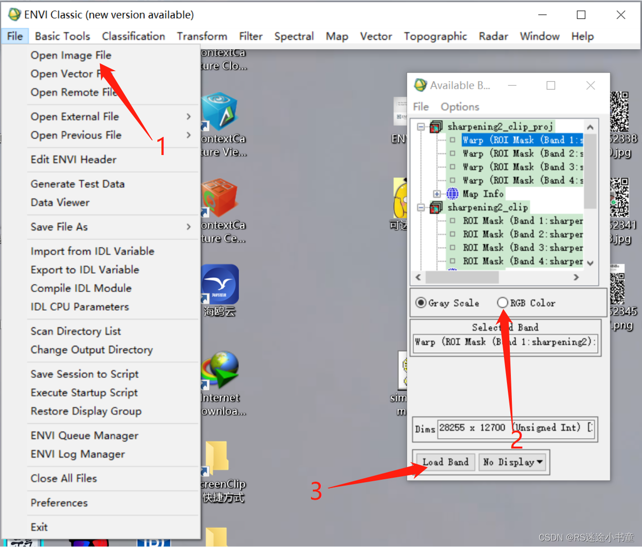 【RS】使用ENVI对遥感影像进行坐标系转换，定义投影_envi定义投影-CSDN博客