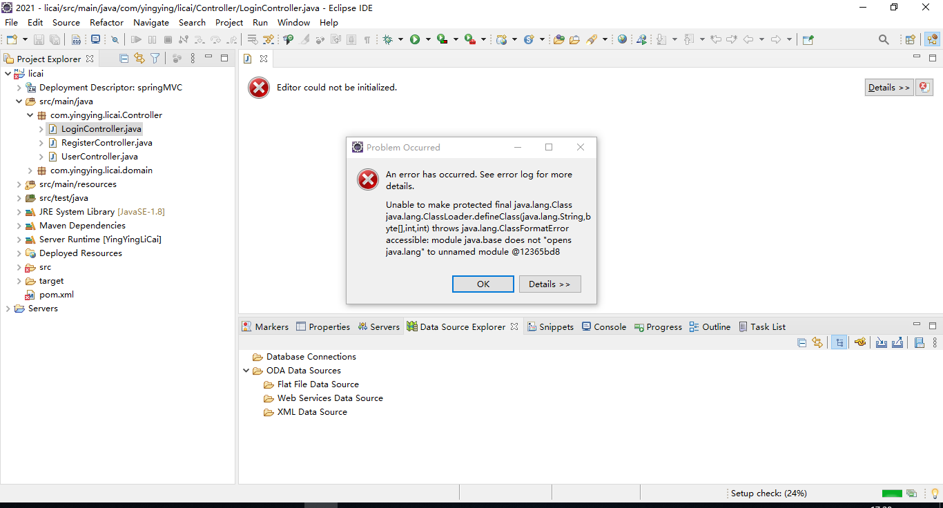 每日一坑：Eclipse安装lambok插件大坑比：Unable to make protected final java.lang ...