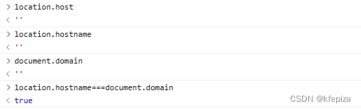 document.domian document.URL document.baseURI(Node.baseURI) document.documentURI location.href ...