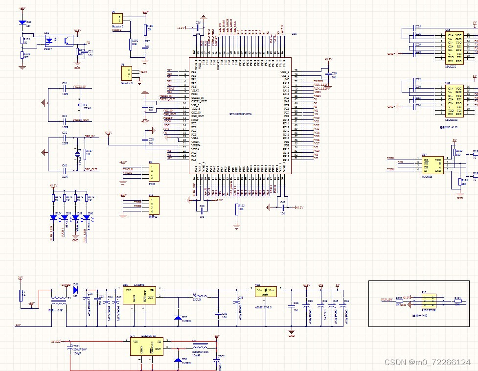 FX3U PLC控制器资料 主控芯片：STM32F103VCT6_stm32f103vct6带几路模拟量输出-CSDN博客
