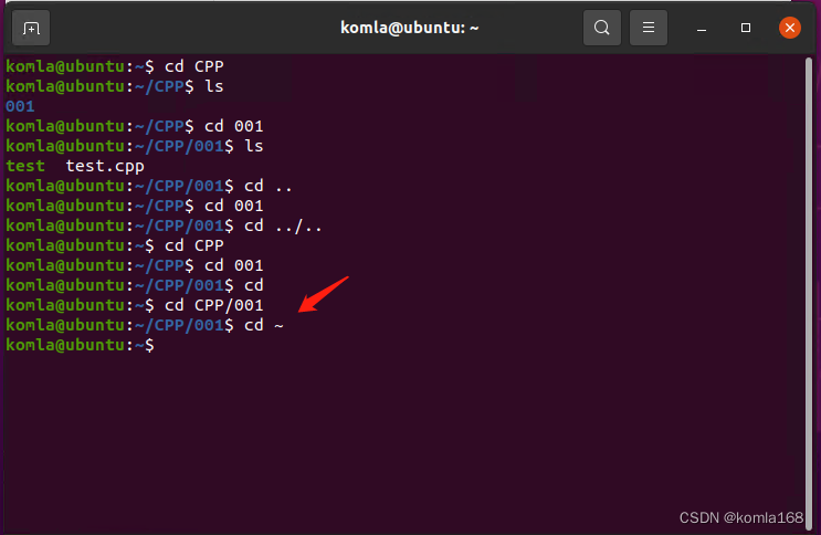 4、Ubuntu 终端命令中的路径操作_ubuntu的终端环境路径-CSDN博客