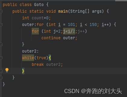 Java冷门用法，类似goto语句_java goto-CSDN博客