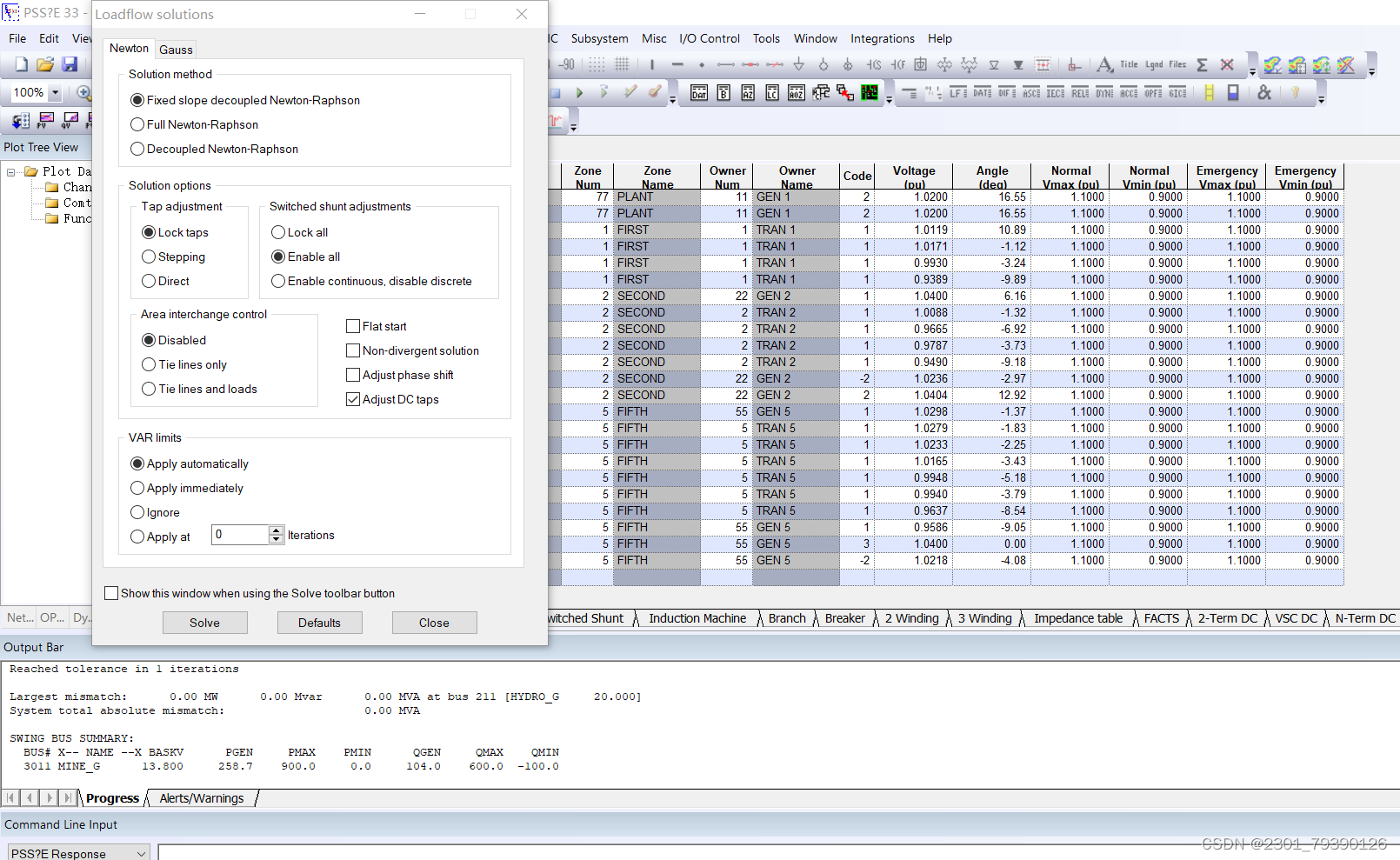 psse潮流计算短路计算暂态稳定计算电力系统建模仿真答疑_电力系统仿真软件psse如何设置负荷扰动-CSDN博客