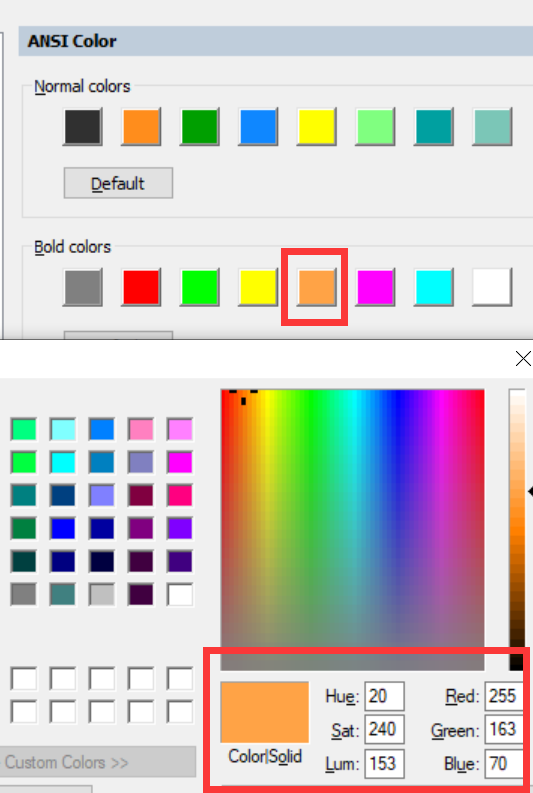 最新 SecureCRT 字体背景颜色更改 (自己记录)_crt如何设置字体七彩颜色-CSDN博客